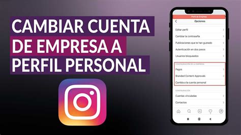 Cómo Cambiar una Cuenta de Empresa a Perfil Personal en Instagram