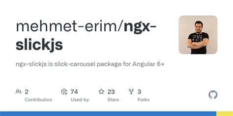 Github Mehmet Erim Ngx Slickjs Ngx Slickjs Is Slick Carousel Package