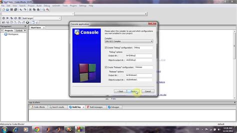 create new project in codeblocks youtube