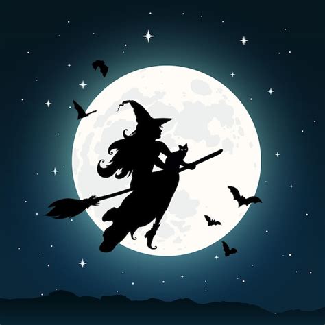 Vetores e ilustrações de Bruxa voando para download gratuito Freepik