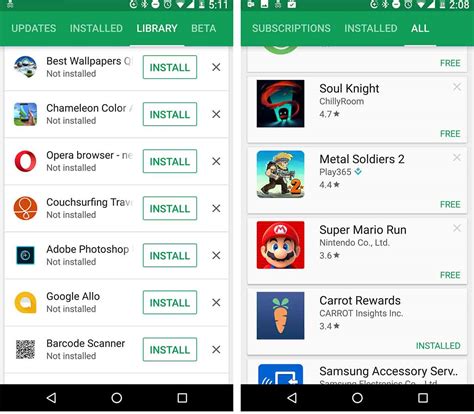 The My Apps Games Section Of The Play Store Has Been Revamped