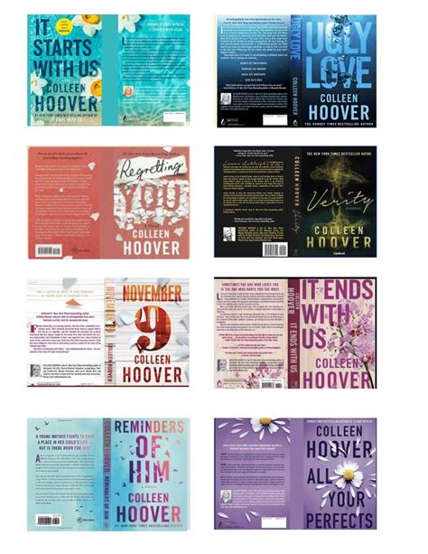 Colleen Hoover Mini Book Covers Diy Tiny Books Mini Books Book