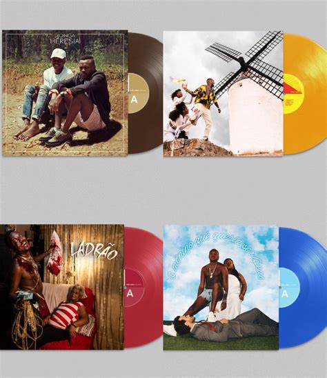 Combo Djonga 4x Vinil LP Heresia O Menino Que Queria Ser Deus
