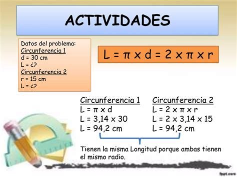 Actividades De La Longitud De La Circunferencia PPT