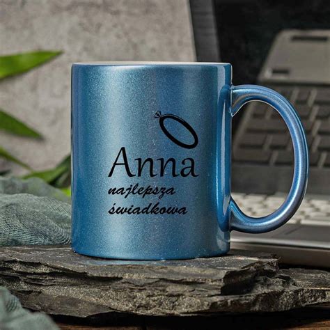 Kubek ceramiczny z nadrukiem NAJLEPSZA ŚWIADKOWA IMIĘ Produkty