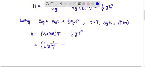 solved landing on a different level a projectile fired from y 0 with initial speed v0 and