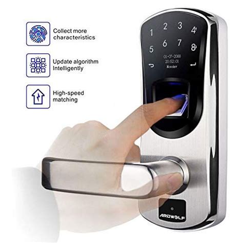 Fingerprint Door Lock Ardwolf A Keyless Entry Door Lock With Left