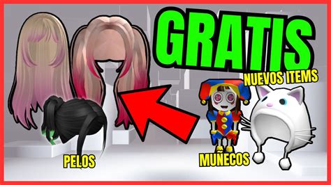 3 NUEVOS PELOS GRATIS OTROS ITEMS LIMITEDS EN ROBLOX 2024 YouTube