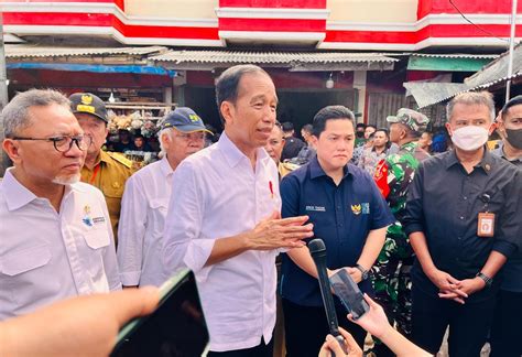 Peninjauan Ke Pasar Natar Di Pasar Natar Provinsi Lampung 5 Mei 2023