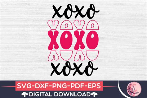 Xoxo Svg Graphic By Craftstorelap Creative Fabrica