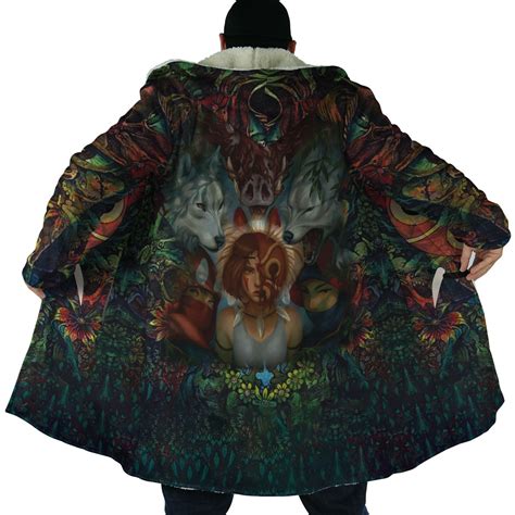 Princess Mononoke Studio Ghibli Dream Cloak Coat Anime Ape