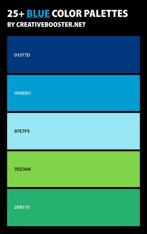 27 Best Blue Color Palettes With Names And Hex Codes Creativebooster