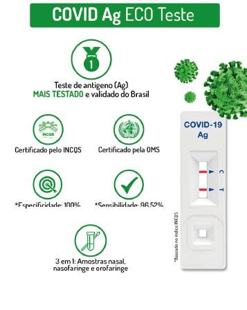 COVID 19 Ag ECO Teste ECO Diagnóstica