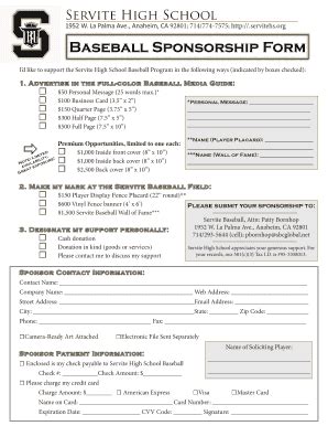 Youth Baseball Team Sponsorship Letter Infoupdate Org