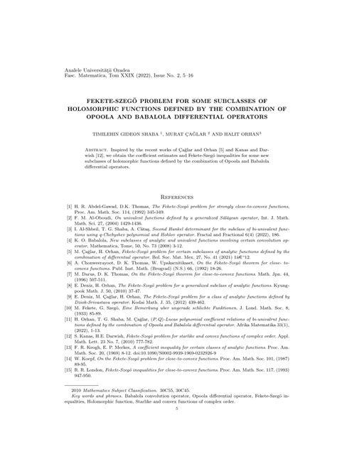 pdf on univalent functions defined by a generalized sǎlǎgean operator