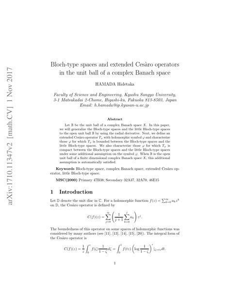 pdf bloch type spaces and extended ces `{a}ro operators in the unit ball of a complex banach space