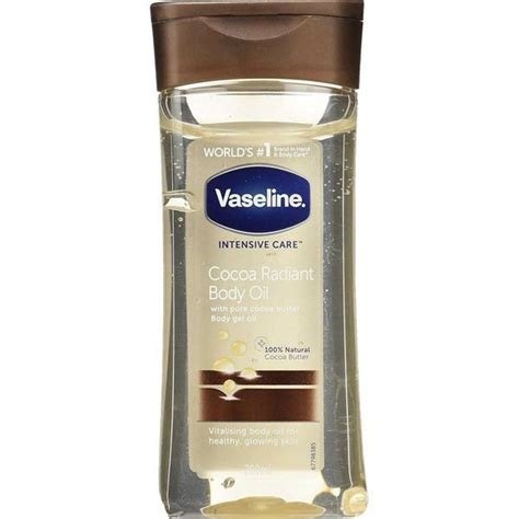 Vaseline Cocoa Radiant Body Gel Oil 200ml Etsy
