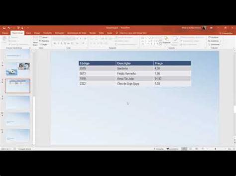 Inserir Tabelas No Power Point Youtube