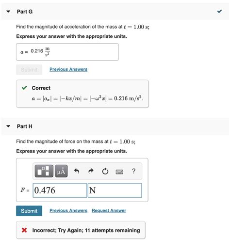 Solved Review Constants Part A A Kg Mass On A Spring Chegg