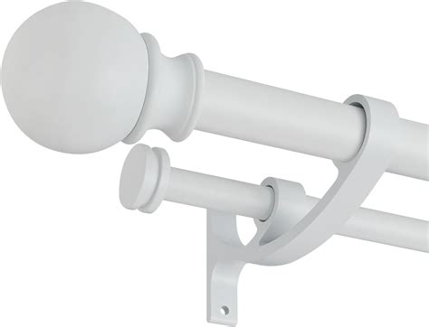 Amazon Lwiiom Double Curtain Rods With Aluminum Bouquet Brackets