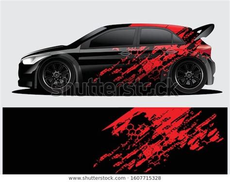 Car Wrap Vector Designs Abstract Grunge Vector De Stock Libre De
