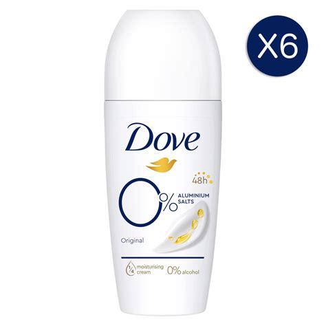 6 Déodorants DOVE Bille 0 Original Lot 6x50ml
