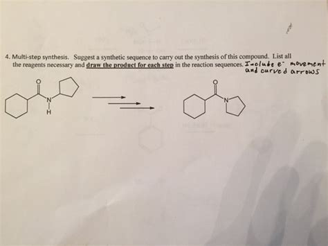 Solved Multi Step Synthesis Suggest A Synthetic Sequence To Chegg