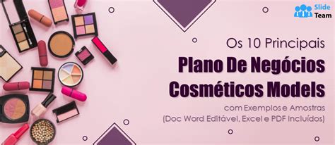 Os 10 principais modelos de plano de negócios de perfumes exemplos
