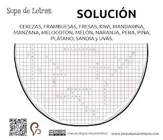 Peque Pasatiempos Sopas De Letras