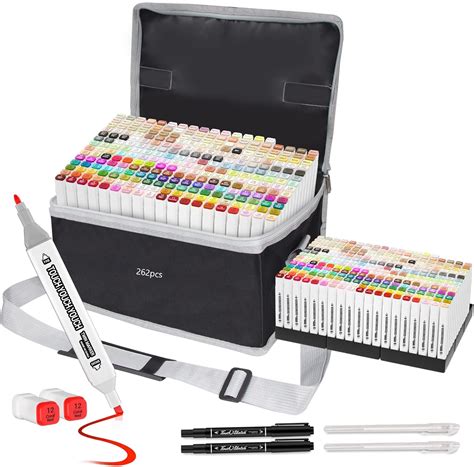 Banral 168 Colors Dual Tip Alcohol Based Markers India Ubuy
