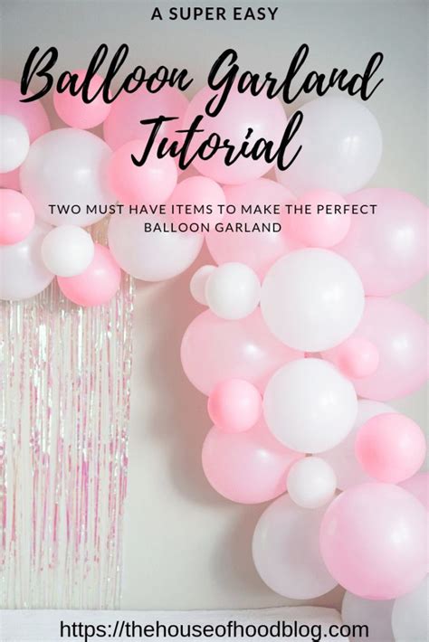 How To Make The Easiest Balloon Garland Ever Easy Balloon Garland Diy