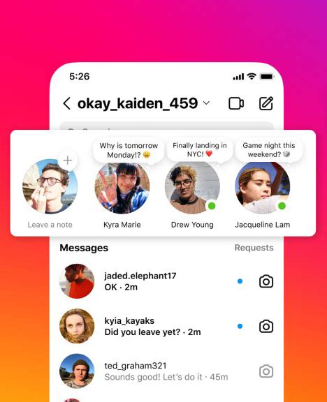 Qué poner en las notas de Instagram indirectas