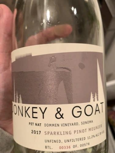 Donkey Goat Pet Nat Dommen Vineyard Sparkling Pinot Meunier Vivino US