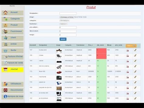 Php Gestion Stock Application Gstock Ml YouTube