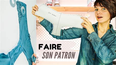 TUTO TRACER ET CRÉER UN PATRON A PARTIR D UN VETEMENT exemple slip