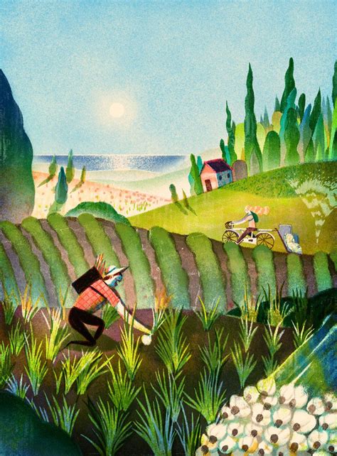 Modern Farmer On Behance American Illustration Digital Illustration