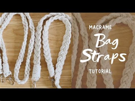 DIY Macrame Bag Strap Easy Tutorial For Beginners Video 2 YouTube