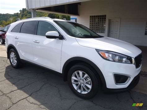 Snow White Pearl 2017 Kia Sorento LX Exterior Photo 116380196