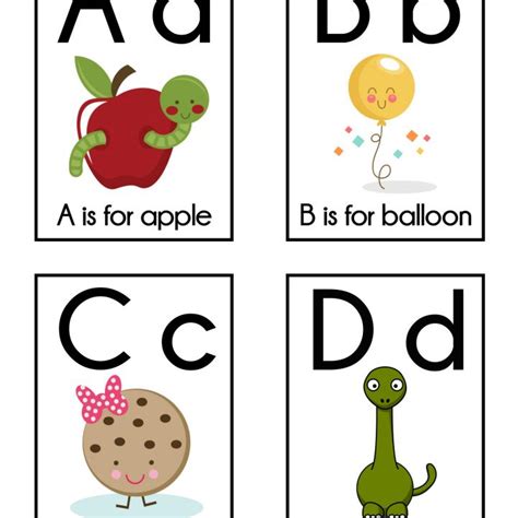 10 Sets Of Free Printable Alphabet Flashcards