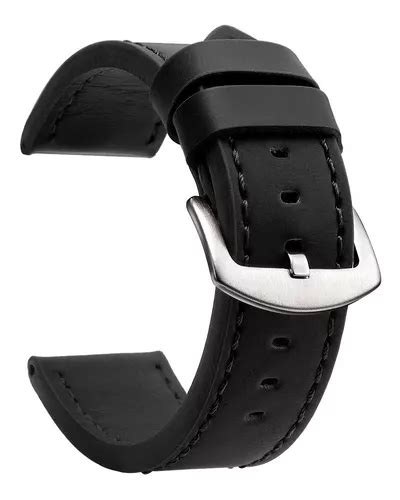 Correa De Piel Pu H P Para Reloj Fossil 18mm 20mm 22mm 24mm Meses Sin