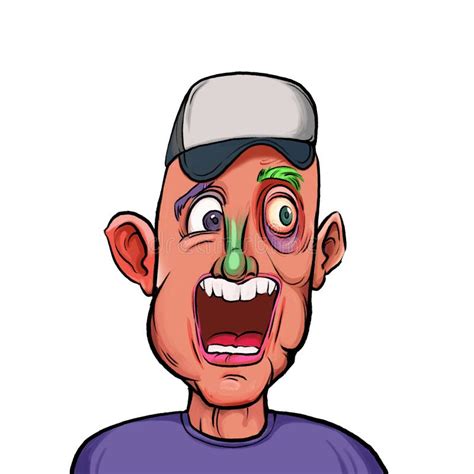 Caricatura De Humor Ilustraci N De Caricatura Imaginaria Con Expresi N