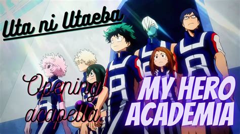 My Hero Academia Season Opening Sora Ni Utaeba Acapella Vocals