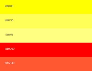 Meilleures Combinaisons De Palettes De Couleurs Jaunes