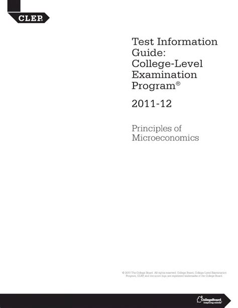 PDF Principles Of Microeconomics CLEP PDF DOKUMEN TIPS