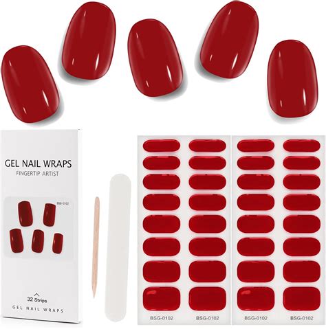 Amazon Kalolary Pcs Gel Nail Polish Strips Adhesive Full Wrap