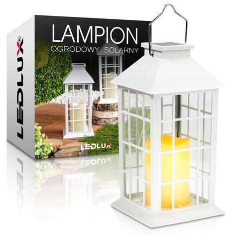 Latarenka Ogrodowa LED SOLARNA Lampion Latarnia Znicz Lampa Solarna