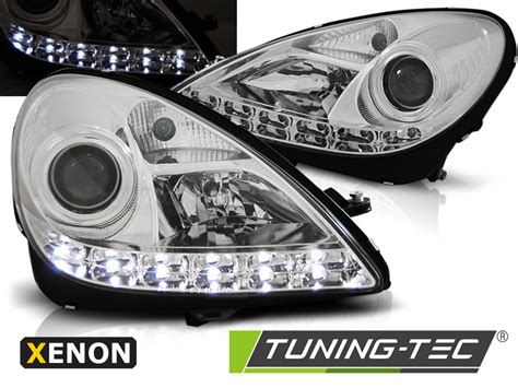 Xenon Upgrade Tagfahrlicht Optik Scheinwerfer für Mercedes Benz SLK