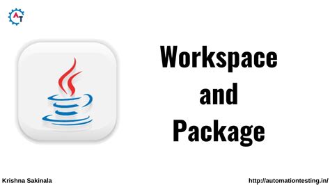 workspace and package in java java tutorial for beginners java basics packages in java
