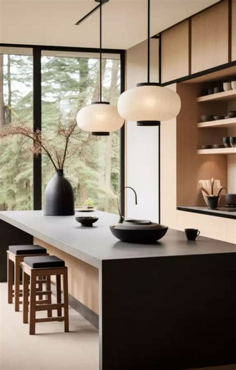 Stunning Japandi Style Kitchen Countertops Minimalist Kitchen