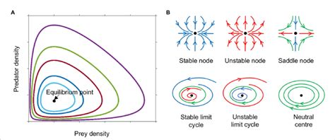 Phase Plane Diagram Of Equilibrium Points Or Dynamic Steady States